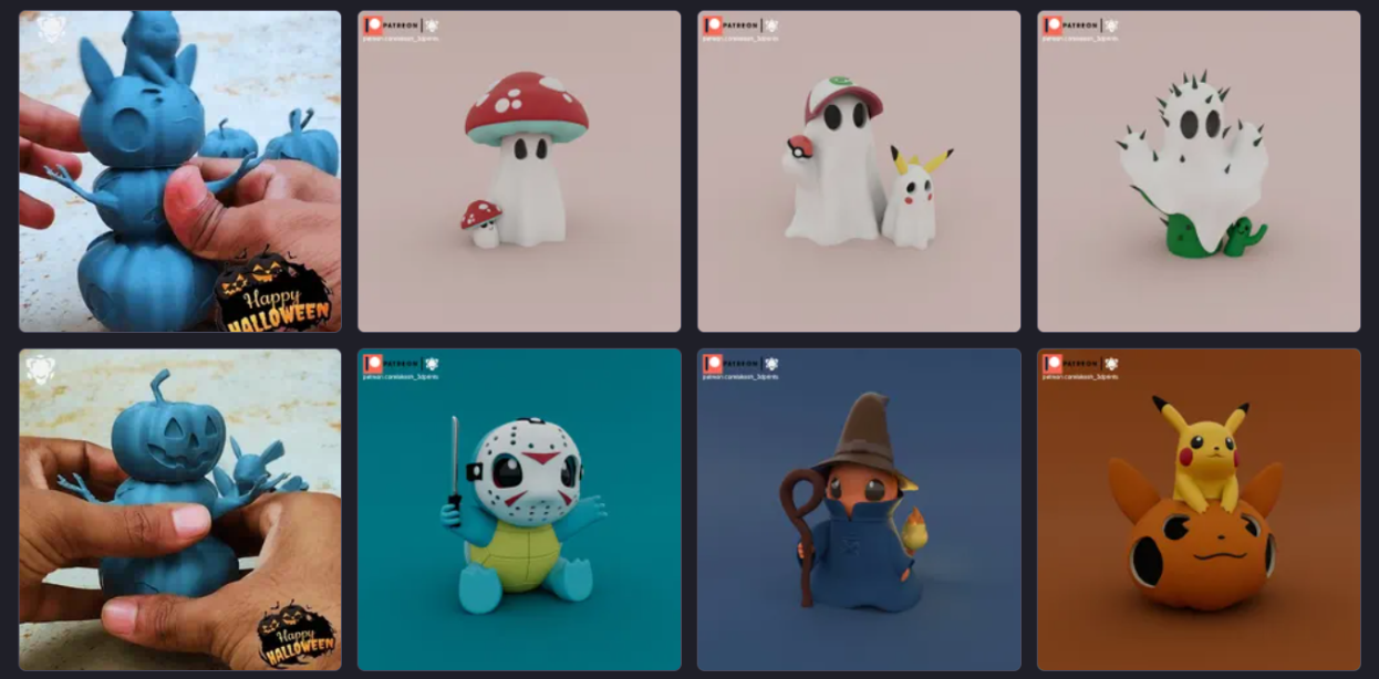 Pokemon 3D Models: Free STL Files, Best Print Designs & More