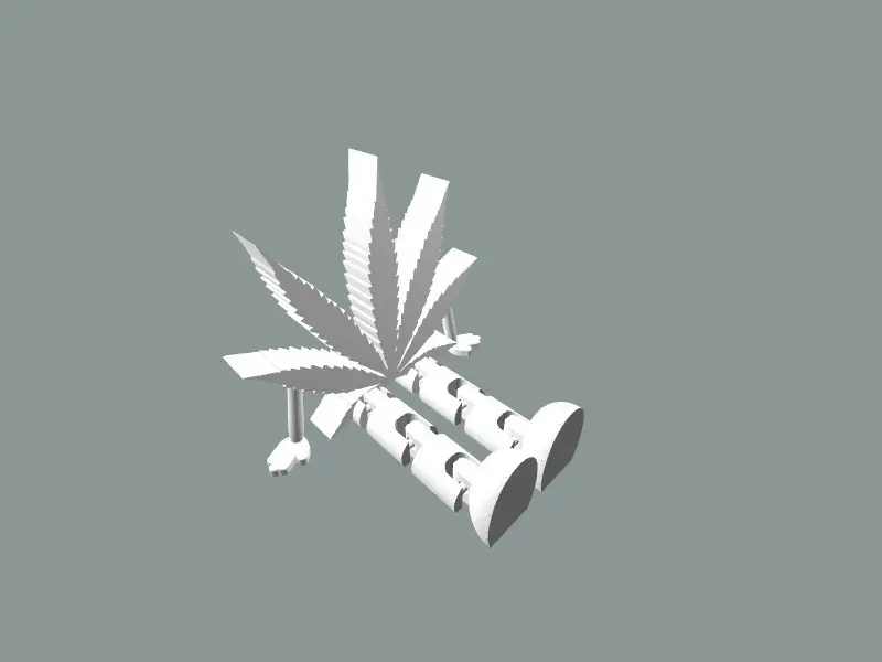 Sculptures & Artworks STL Download - Pot Leaf Buddyby user_9516961319