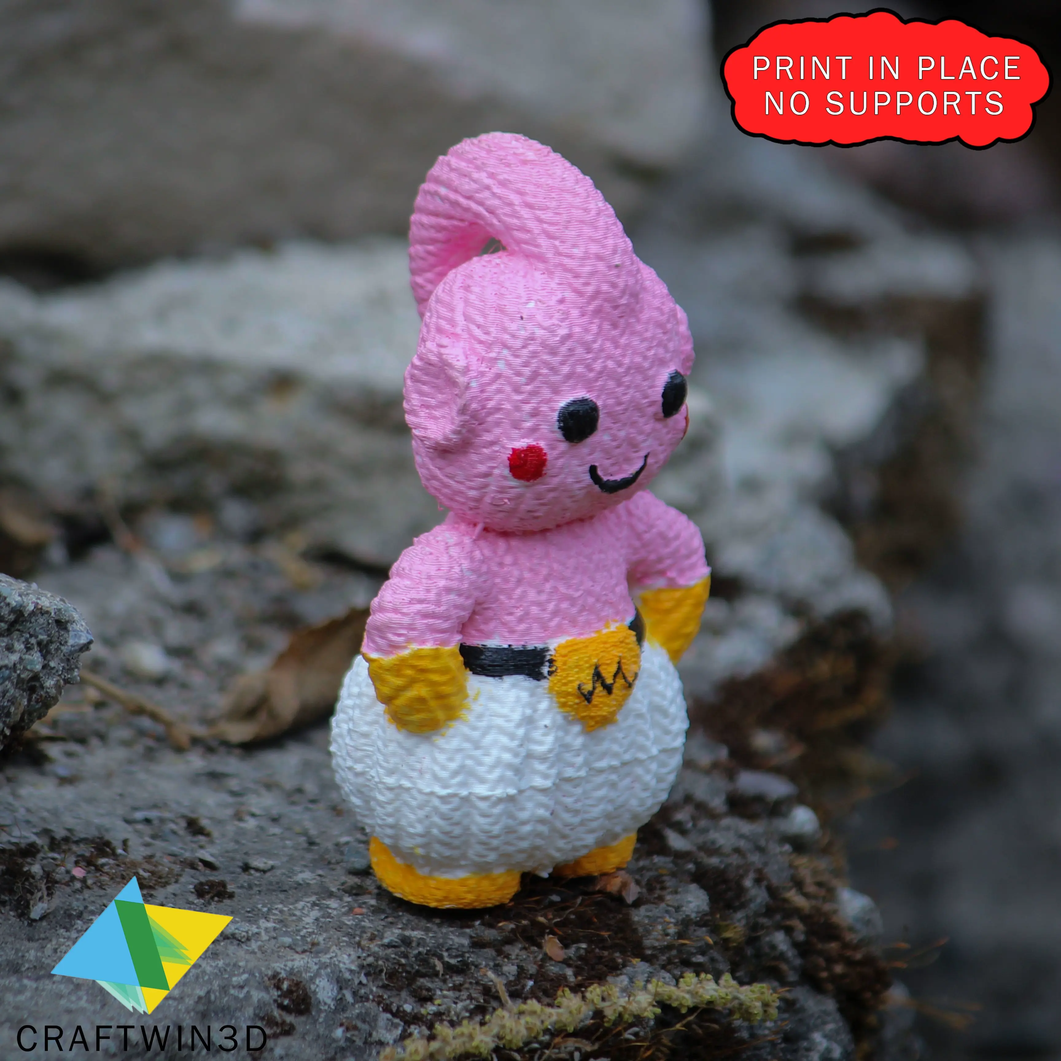 Characters & Creatures STL Download - Knitted Cute Mazin buuby CraftWin3d