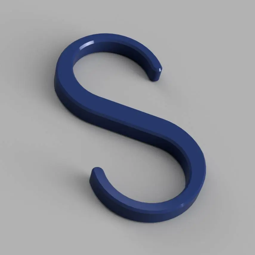 3D Printer Files | 3MF File | S Hook | Creality Cloud