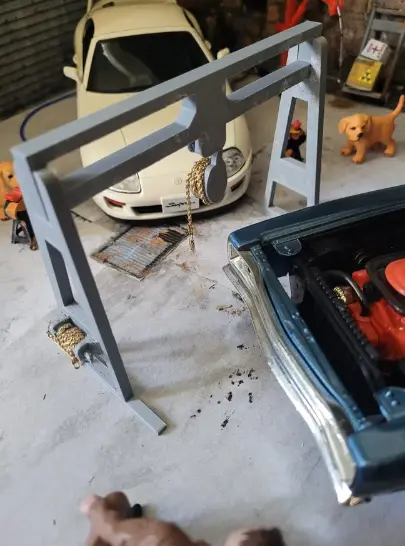 1/18 BLOC DE CHAINE MOTEUR / ENGINE CHAIN BLOCK | 3D models download ...