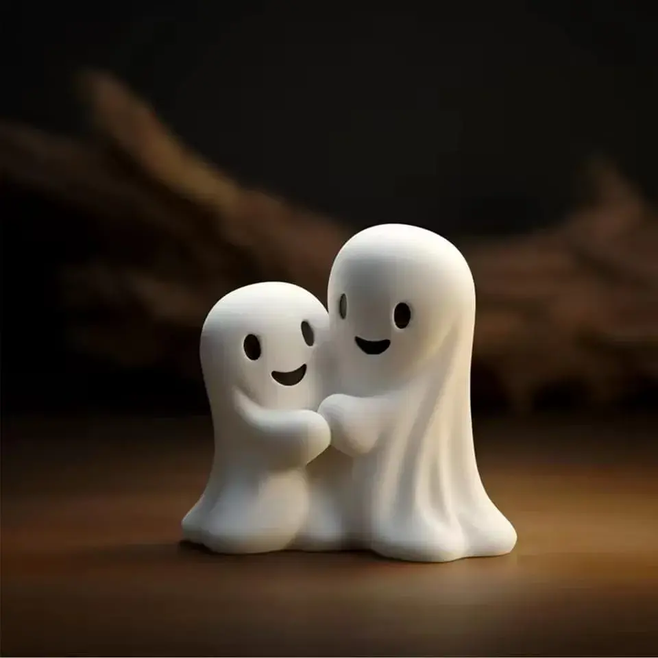 Home Decorations & Ornaments STL Download - Little Ghost Best Friends ...