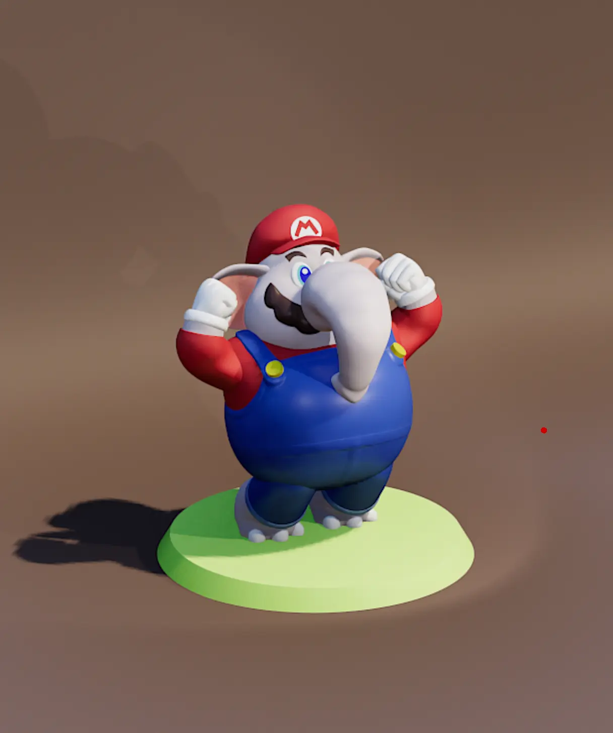 Characters & Creatures STL Download - MARIO ELEFANTE - MARIO ELEPHANT ...