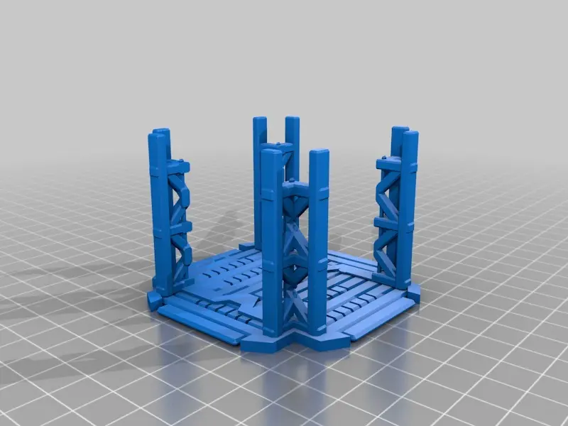 Free Other STL Download - ScatterBlocks: Industrial Platforms (28mm ...