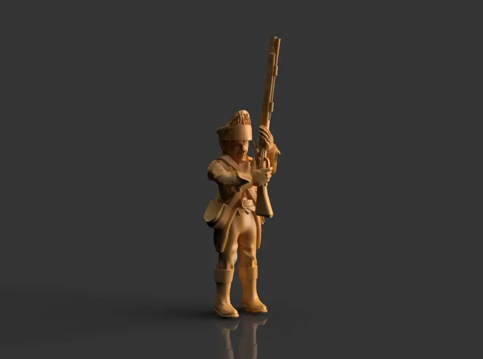 Miniature Games & Accessories STL Download - Soldier set 4 figureby Ha333aP
