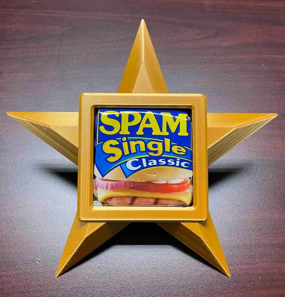 3D Printer Files | 3MF File | SPAM Star Christmas Tree Topper ...