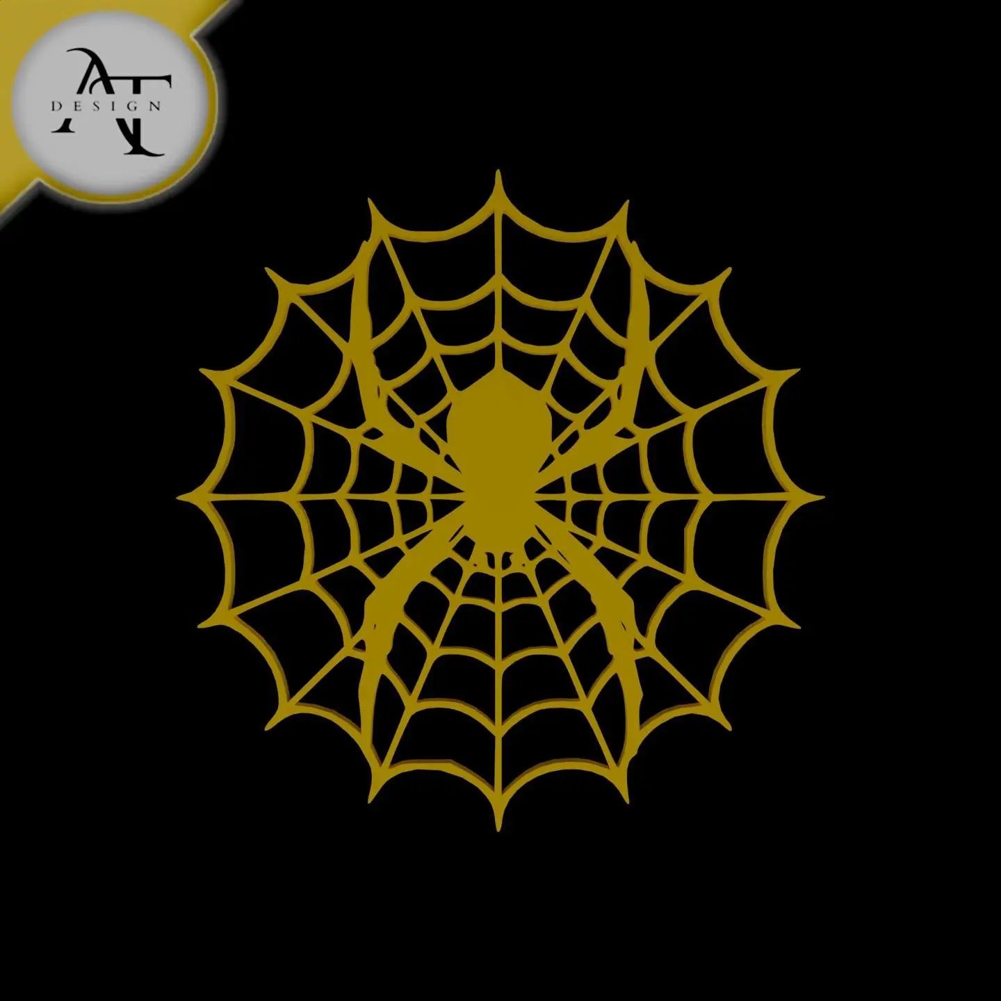 Home Decorations & Ornaments STL Download - Spider - Silhouette - 2D ...