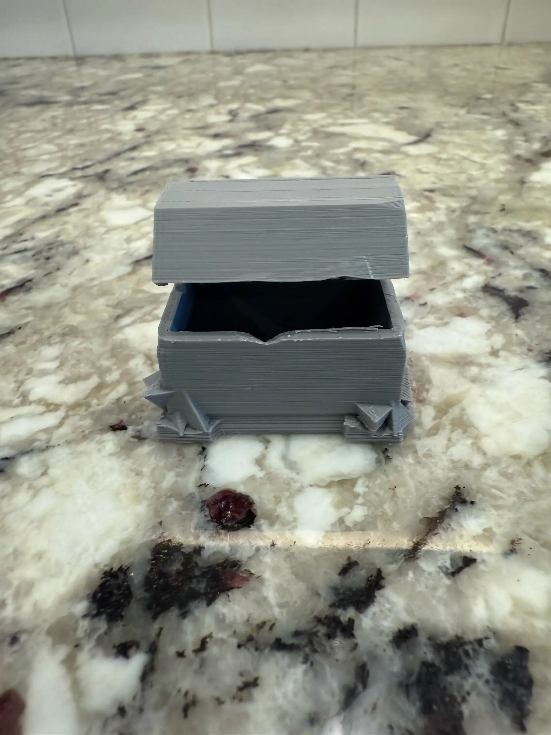 3D Printer Files | 3MF File | Stylized Stone Chest | Creality Cloud