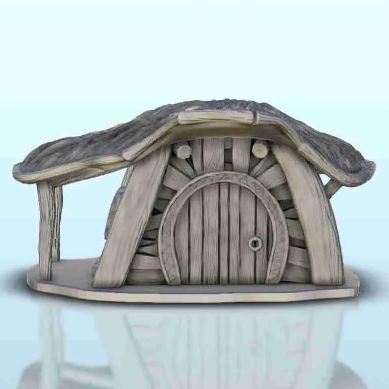 Miniature Games & Accessories STL Download - Small hobbit hole 6 ...