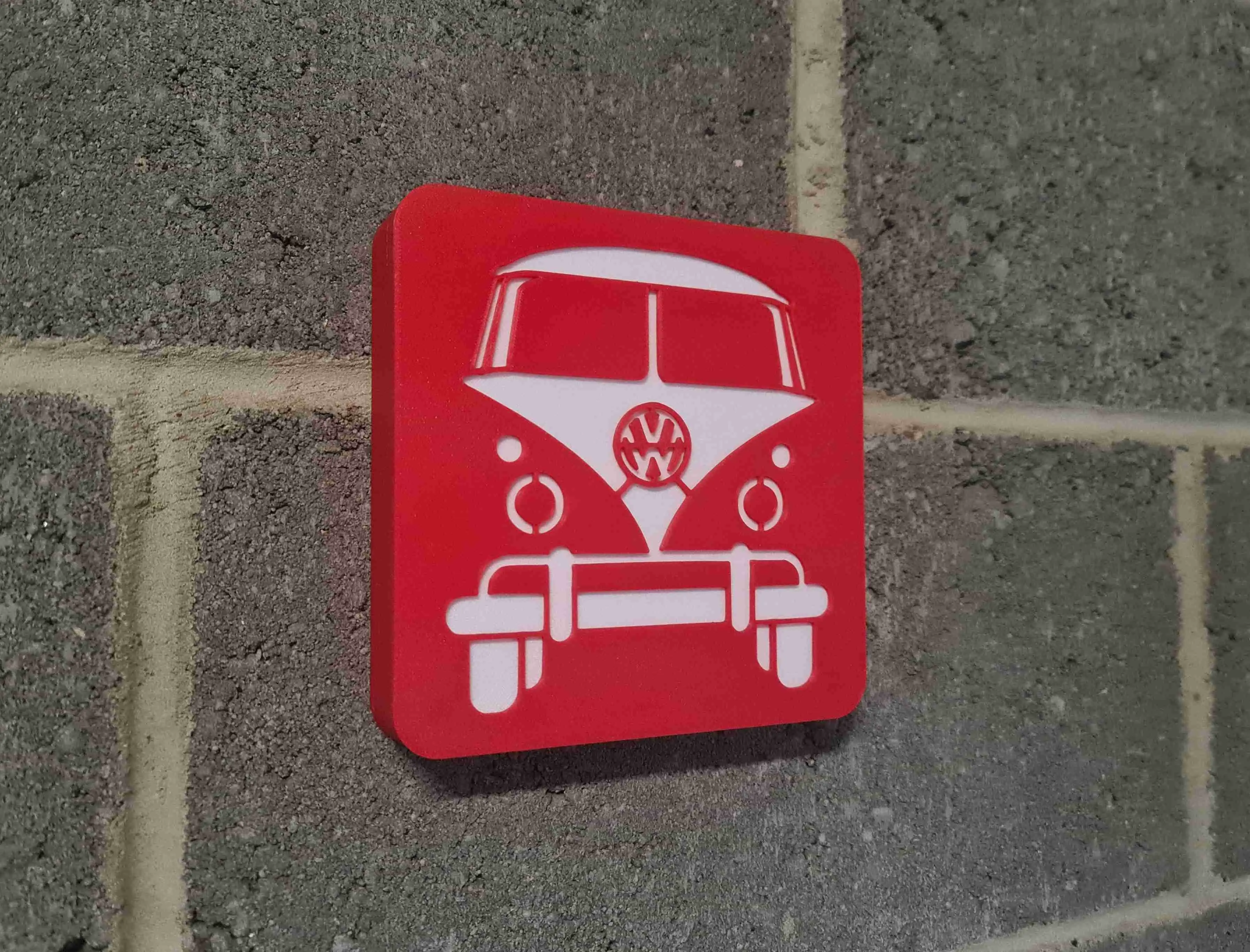 Home Decorations & Ornaments STL Download - VW T2 Split Screen ...