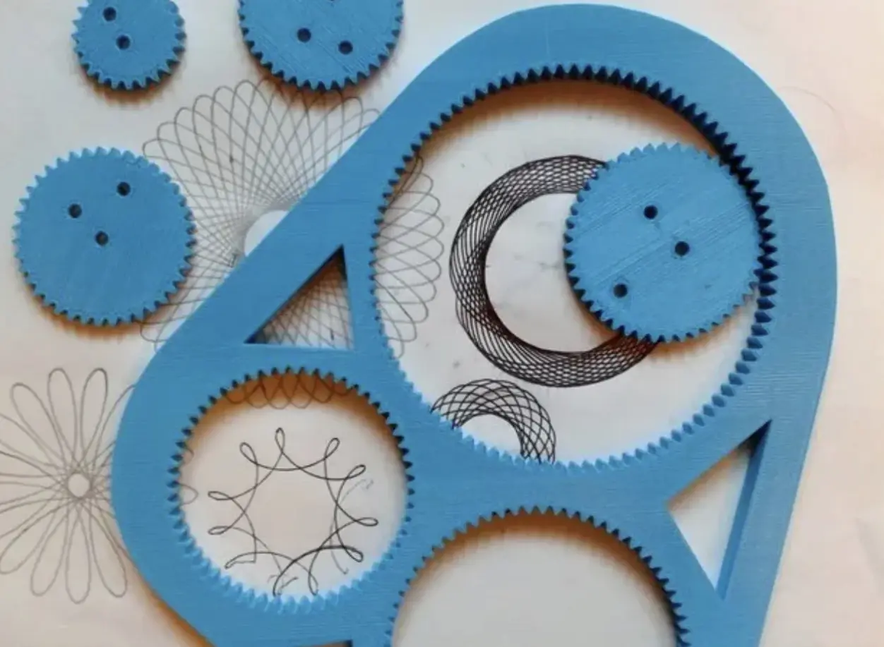 Fichier pour Imprimante 3D | Fichier 3MF | Spirographe pour le dessin | Creality Cloud