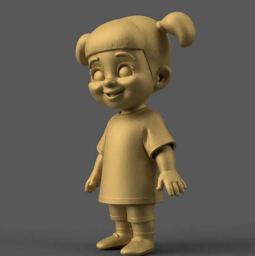 Characters & Creatures STL Download - Boo Model from Monsters Inc - Fun ...