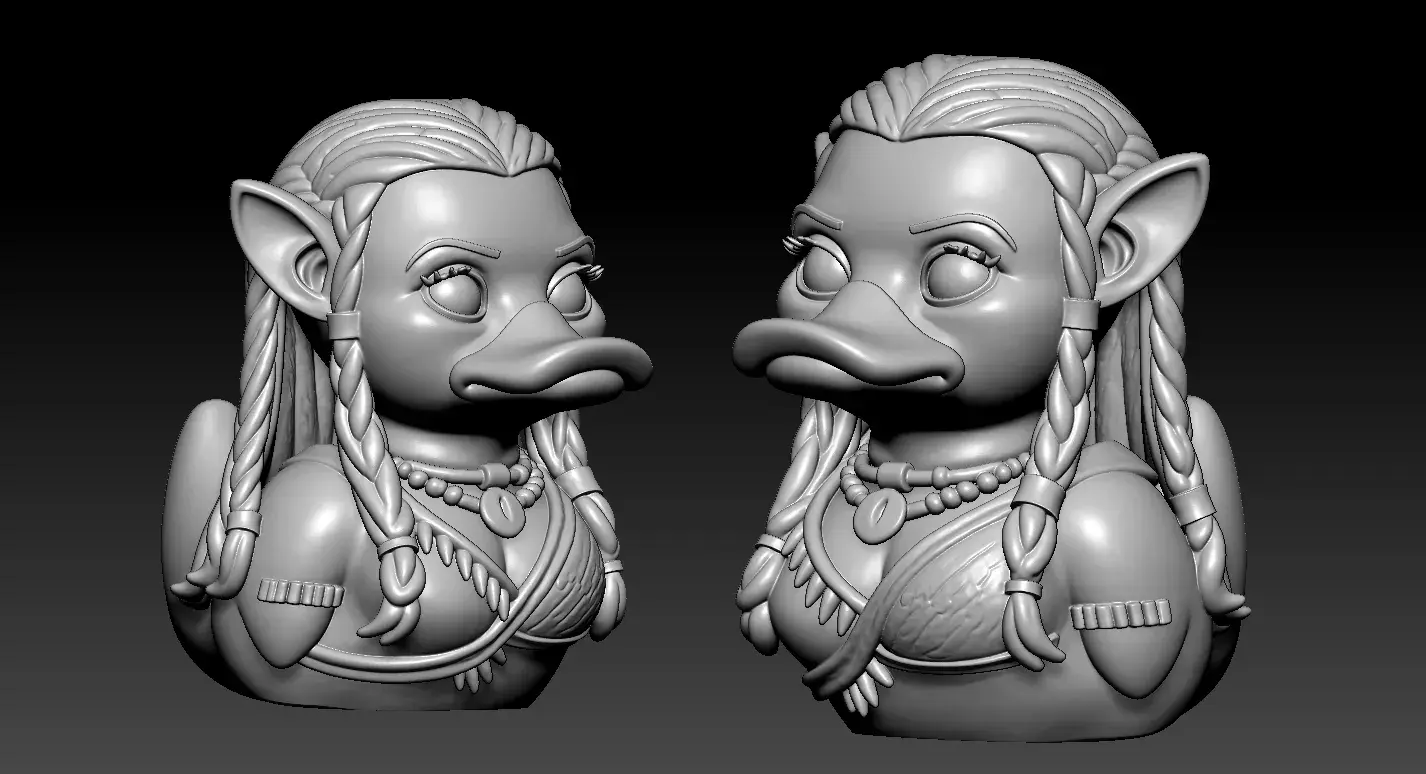 Stationery & Learning Tools STL Download - Rubber Duck - Neytiri ...