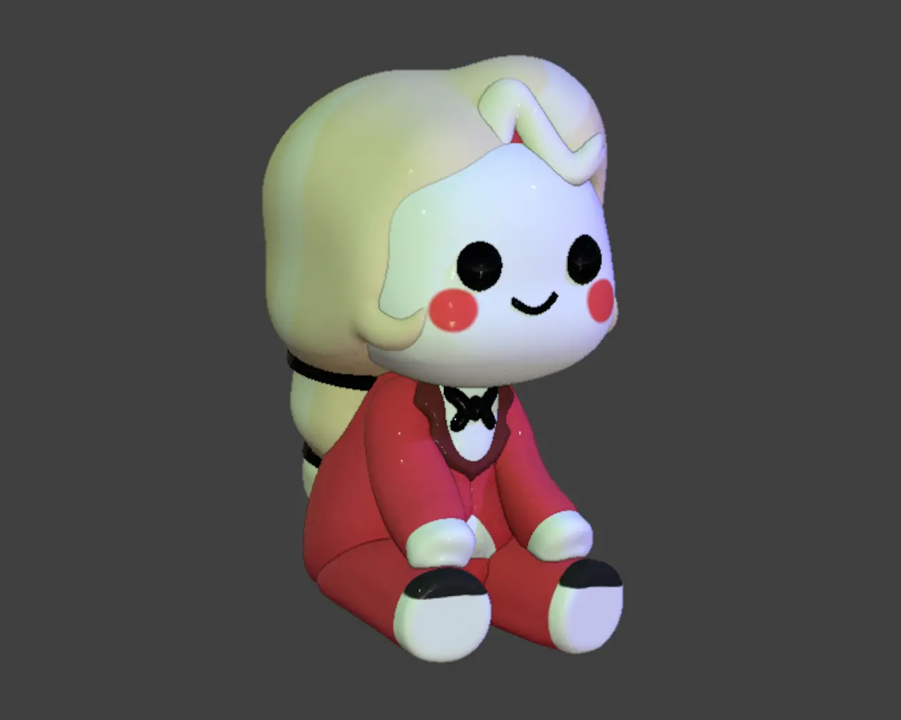 Characters & Creatures STL Download - CHARLIE FIGURA CHIBI / Hazbin ...