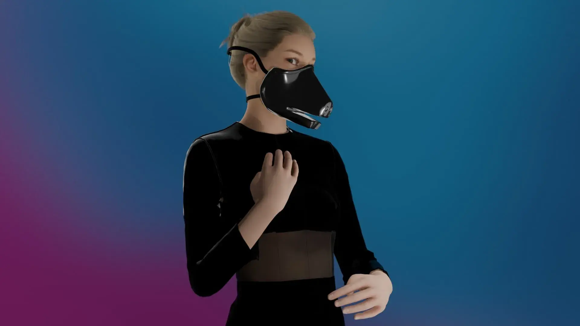 3D Printer Files | 3MF File | Canine Snout Mask | Creality Cloud