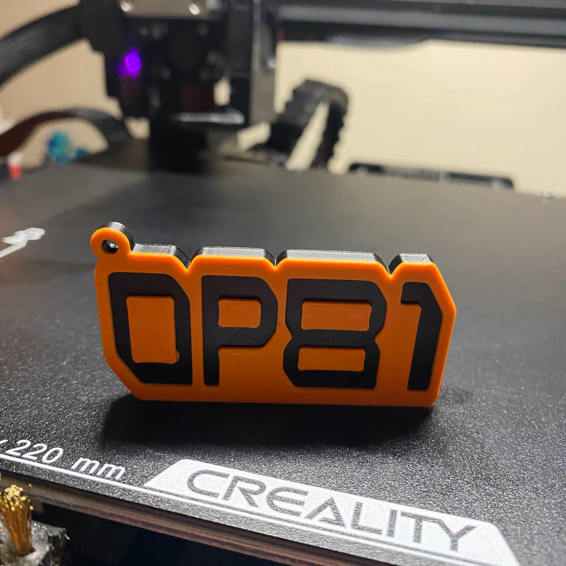 3D Printer Files | 3MF File | Oscar Piastri OP81 Keychain | Creality Cloud