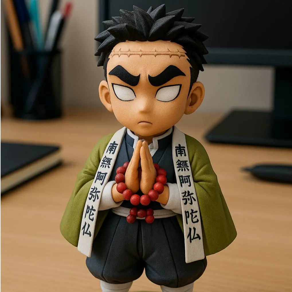Characters & Creatures STL Download - Gyomei Himejimaby GALAXIARUM 3D