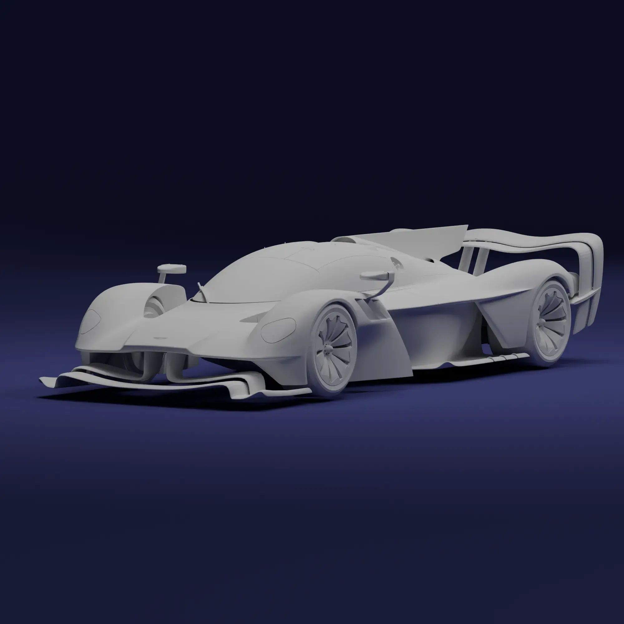 Vehicles & Machinery STL Download - Aston Martin Valkyrie AMR - 3D ...