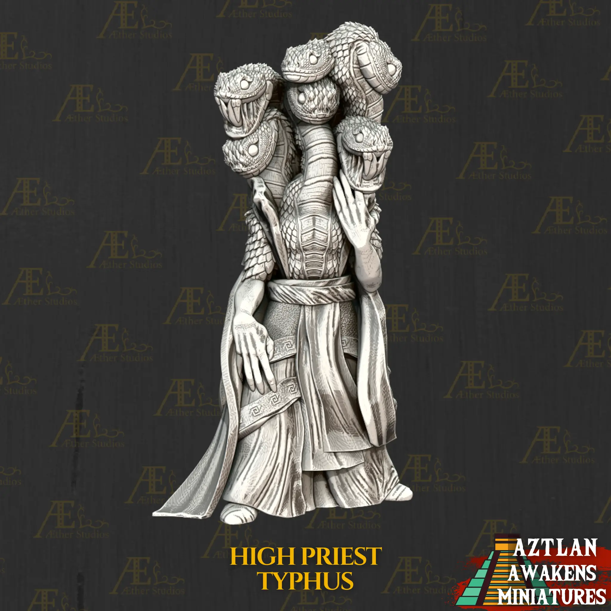 Characters & Creatures STL Download - KS2AZM05-B - High Priest Typhusby ...