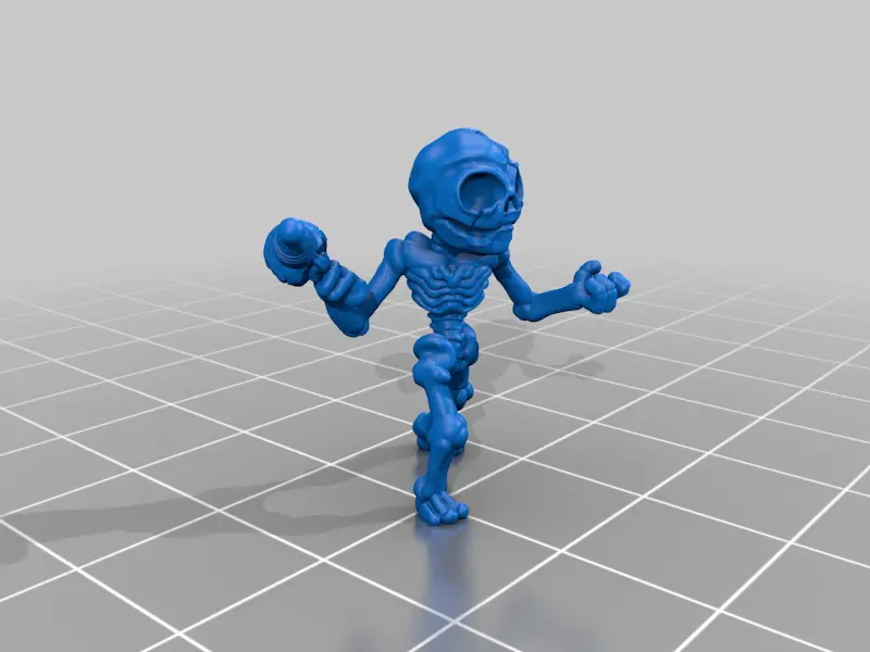 Free Characters & Creatures STL Download - Skeletal Zeta-Reticulan ...