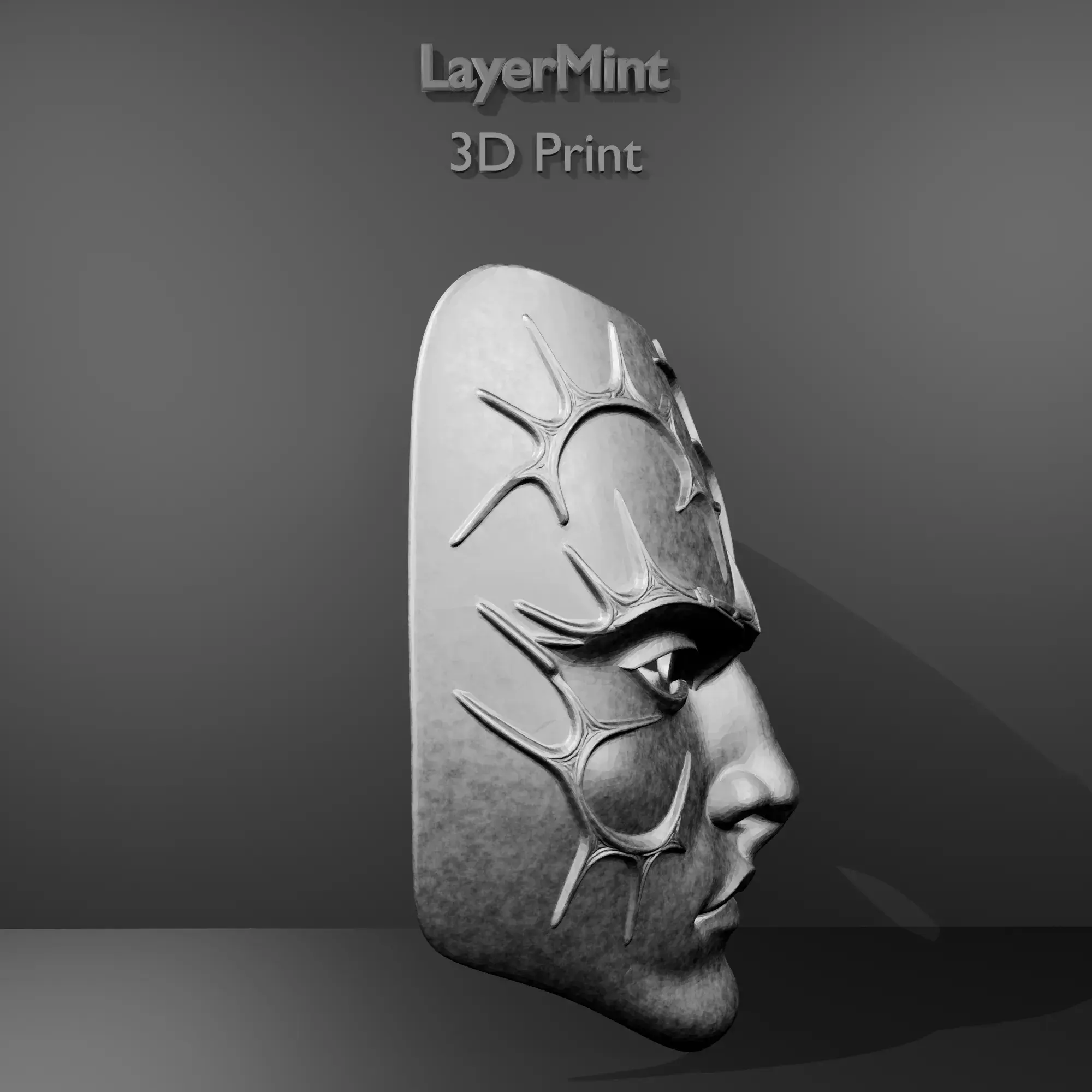 Cosplay STL Download - Dark Thorn Mask – Detailed 3D Printable Mask ...