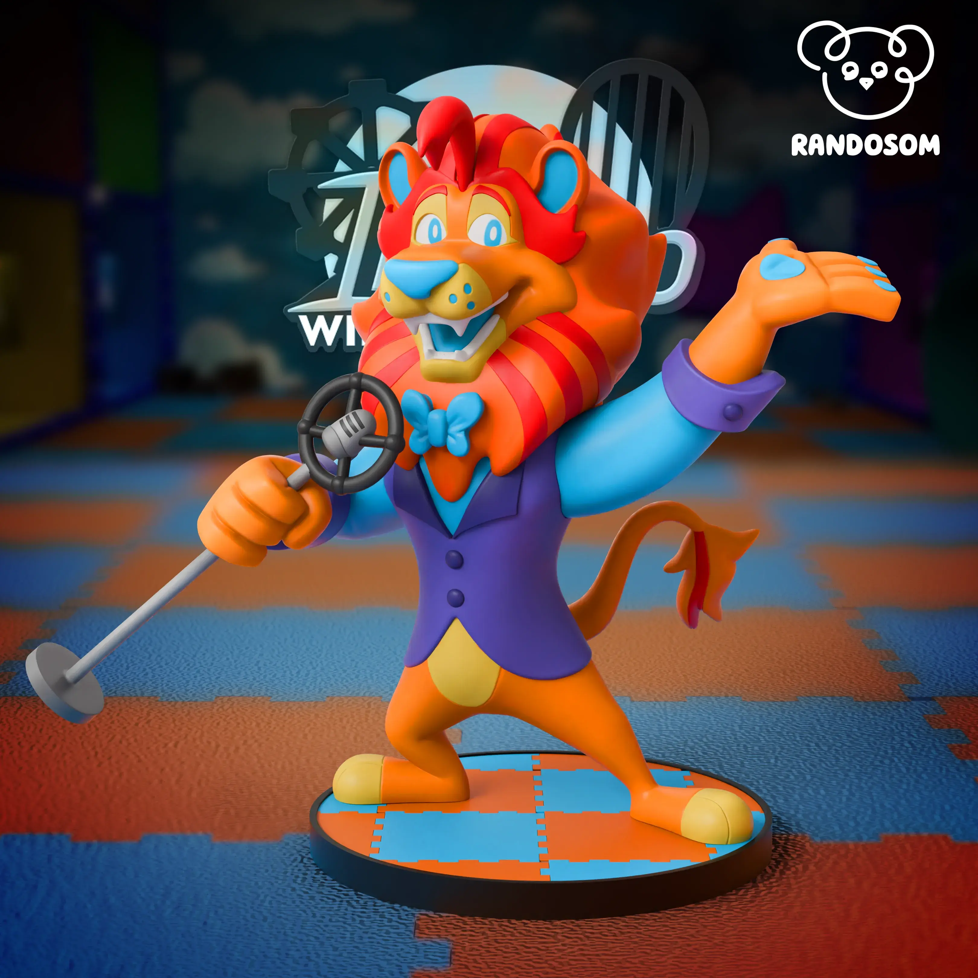 Other STL Download - Lloyd the Lion - Indigo Parkby Randosom