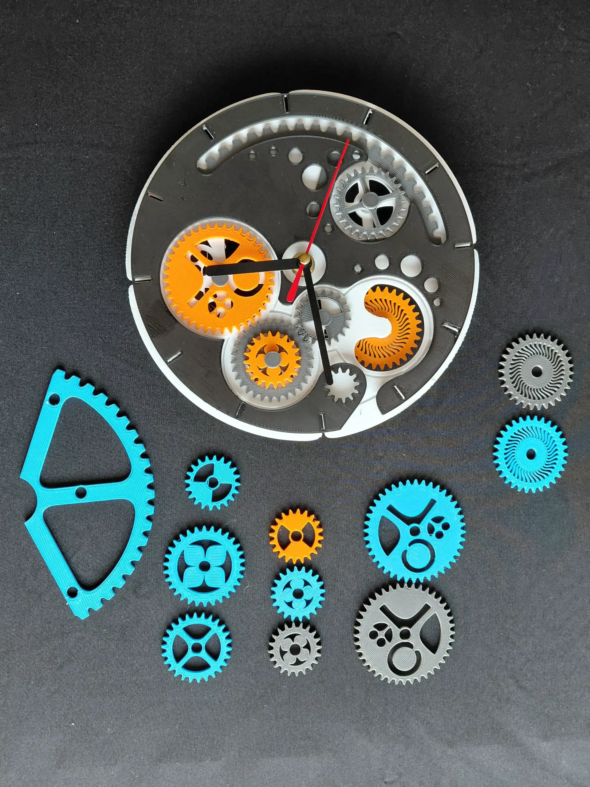 3D Printer Files | 3MF File | Aesthetic Gear Clock | Creality Cloud