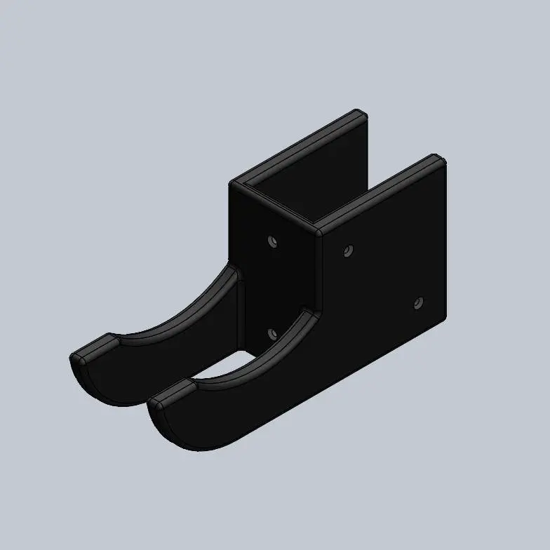 Tools & Spare Parts STL Download - 2x4 Stud Mount Hookby 3DP OUTDOORS