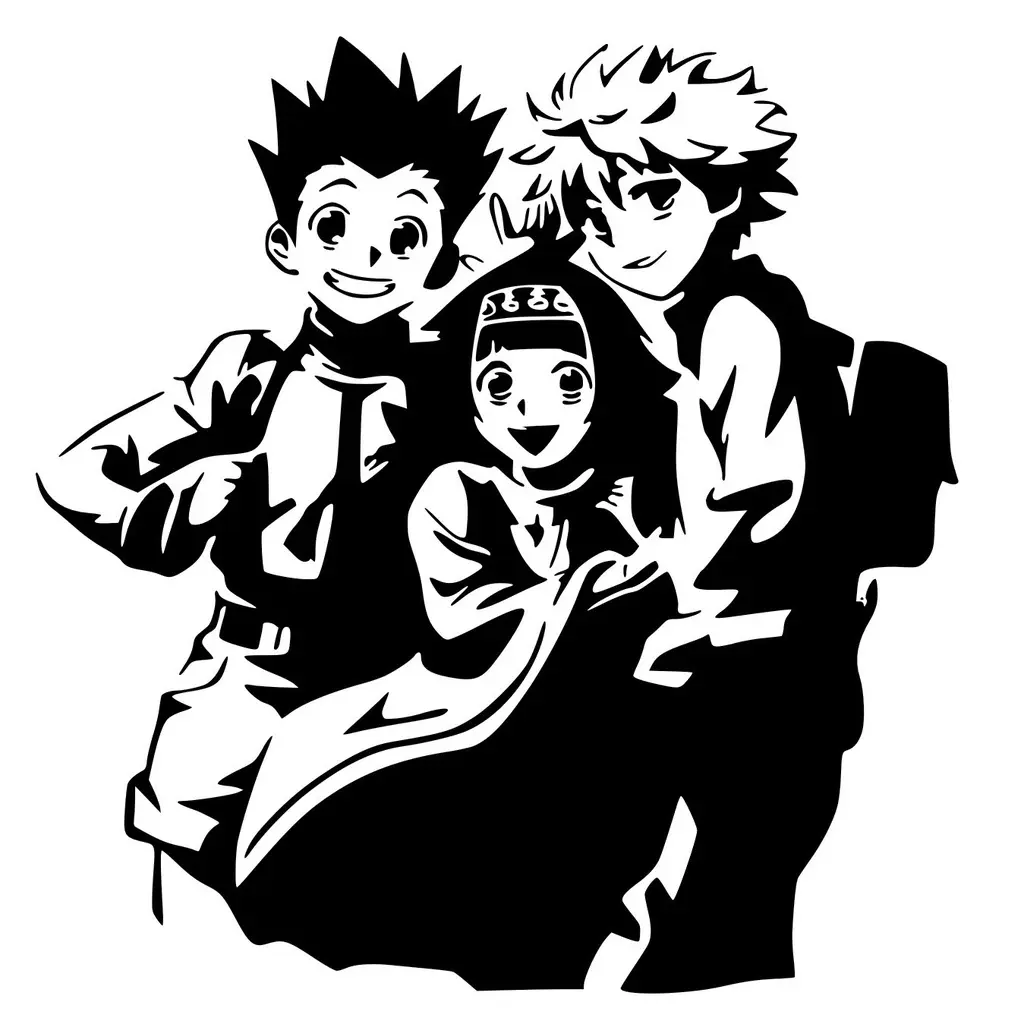 Hunter X Hunter stencil | 3D models download | Creality Cloud