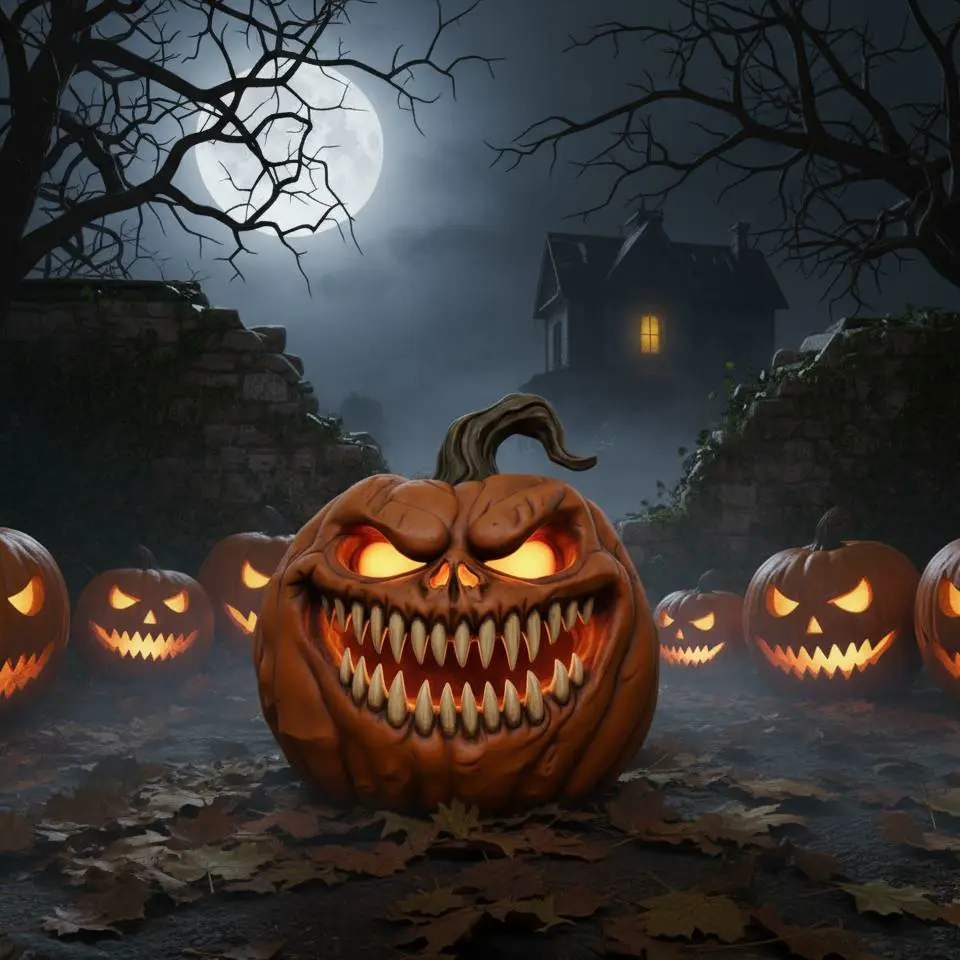 Home Decorations & Ornaments STL Download - Hell Pumpkinby GoldenDawn