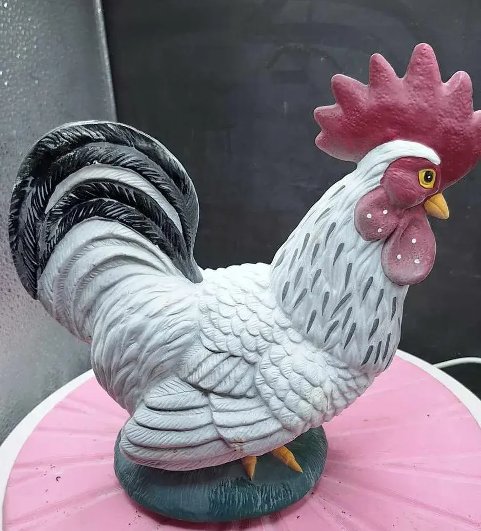 Home Decorations & Ornaments STL Descarga - gallo decorativo de jardín ...