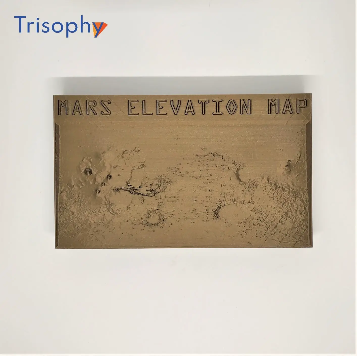 Other STL Download - MARS ELEVATION MAPby Trisophy