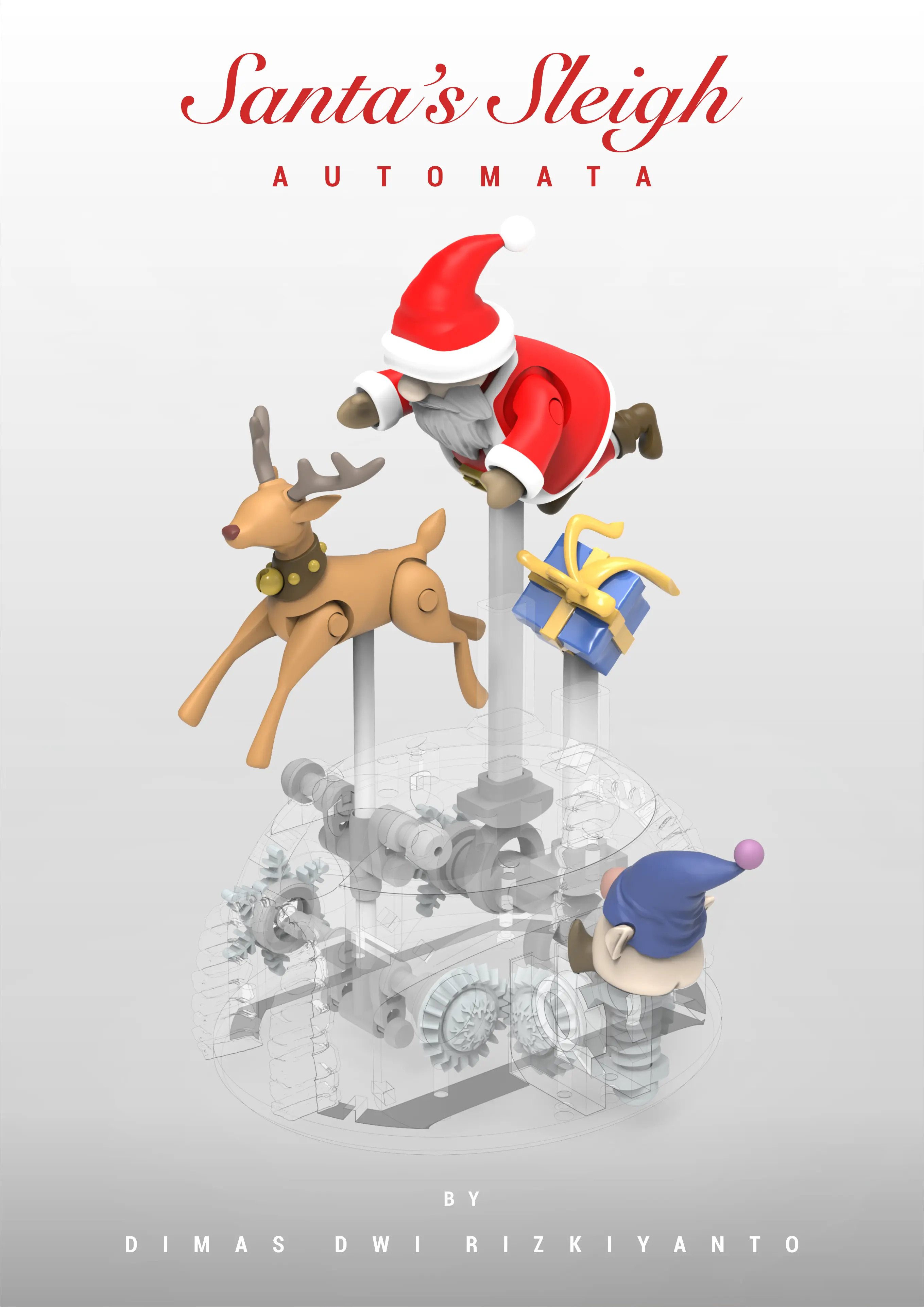 Other STL Download - SANTA'S SLEIGH AUTOMATA (for expert creators)by ...