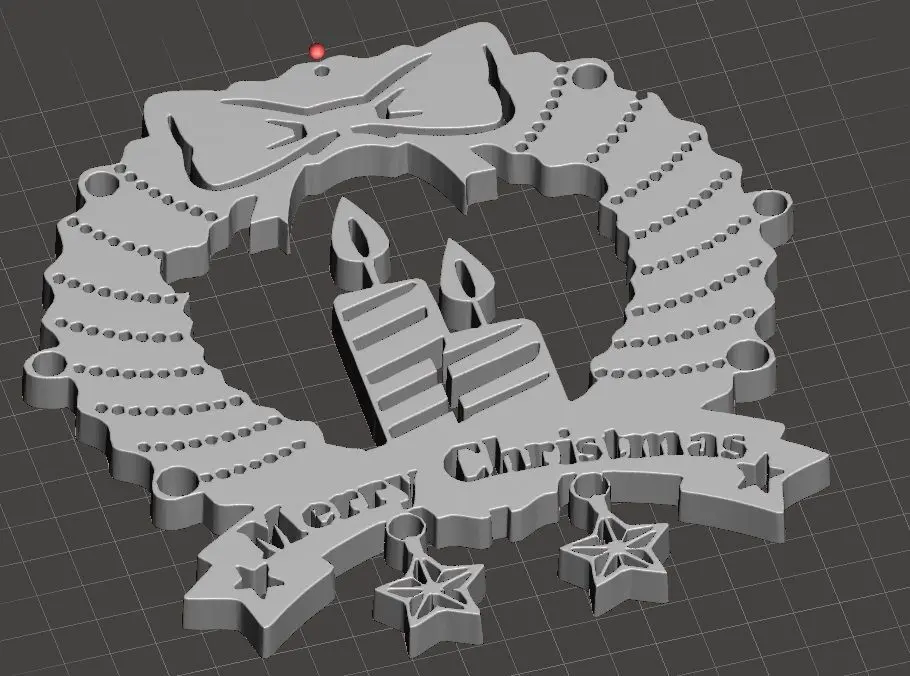 Home Decorations & Ornaments STL Download - sign merry christmas ...