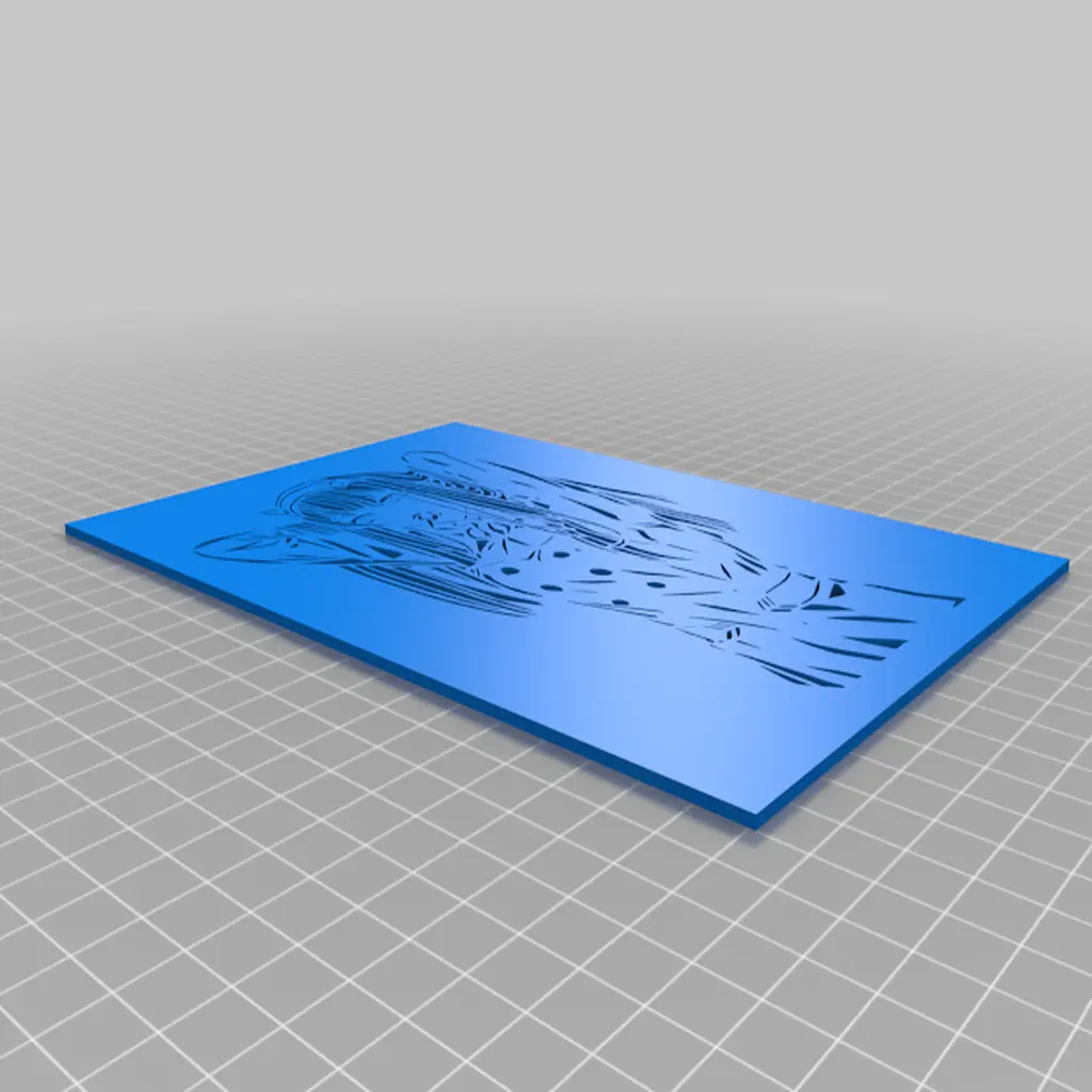 Free Digital Art STL Download - Zero Two stencilby SMT_M 🦊