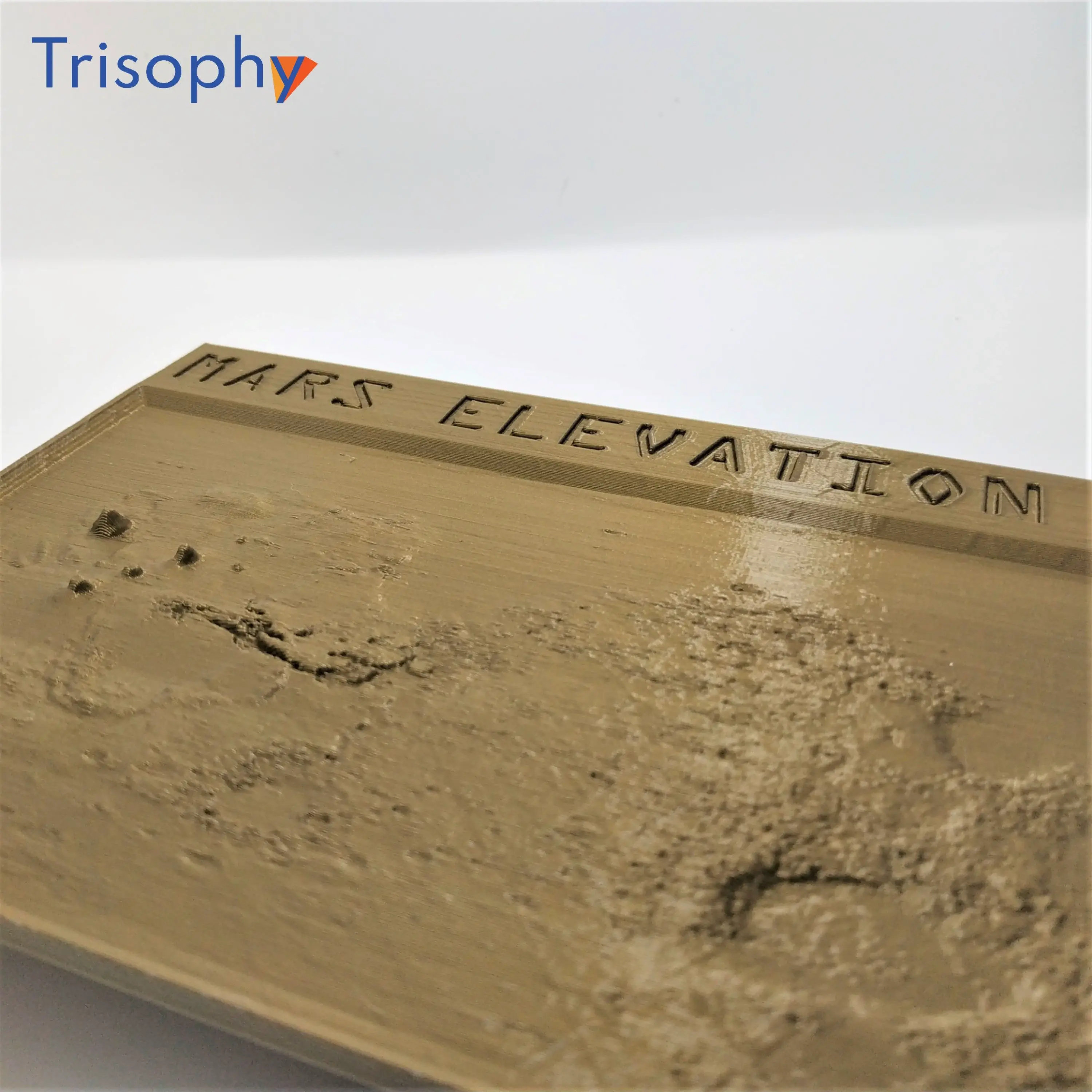 Other STL Download - MARS ELEVATION MAPby Trisophy