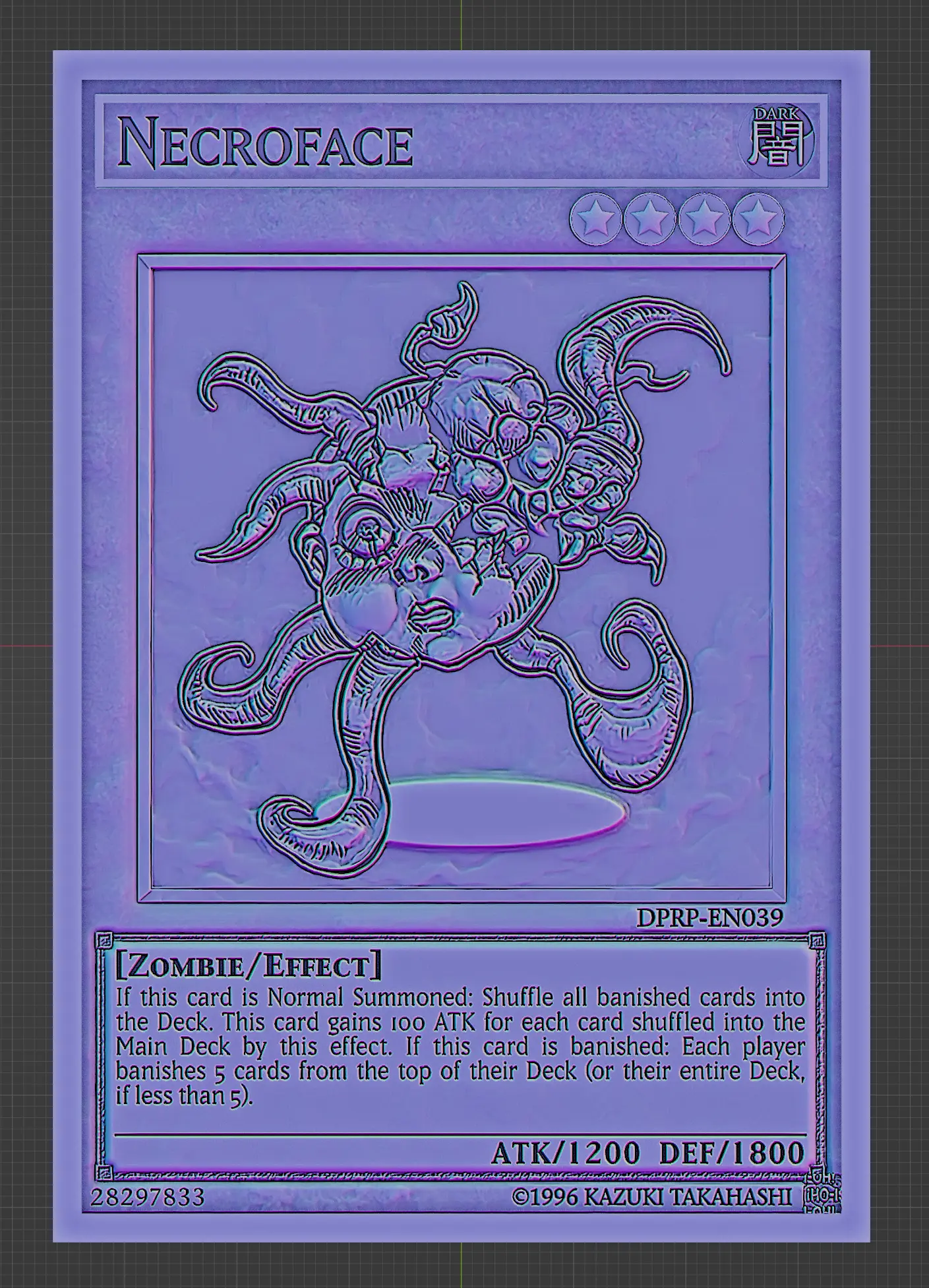 Free Other STL Download - necroface - yugiohby Wsonuchiha3D