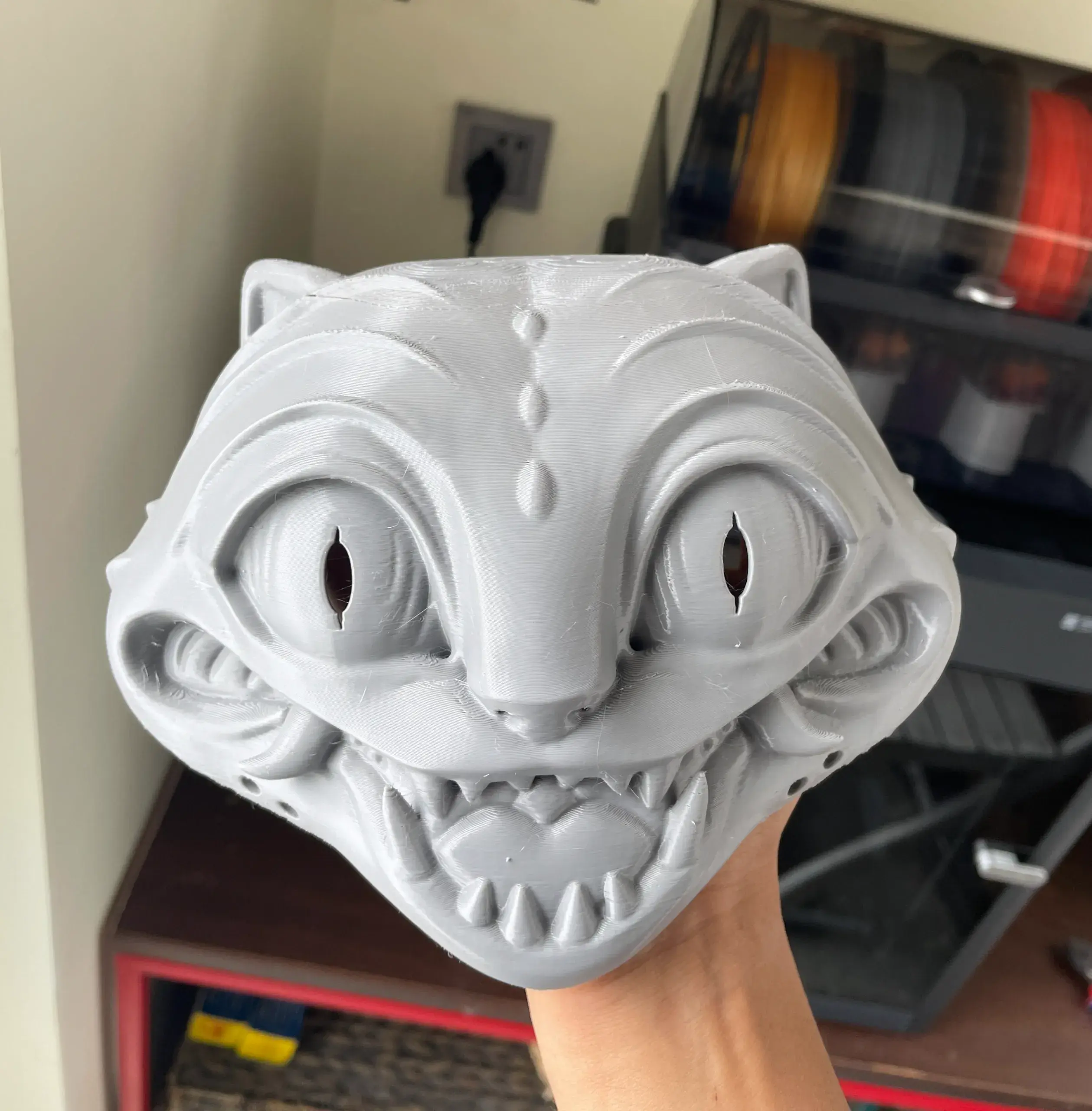 3D Printer Files | 3MF File | Derby Tiger Mask - KPOP Demon Hunters ...