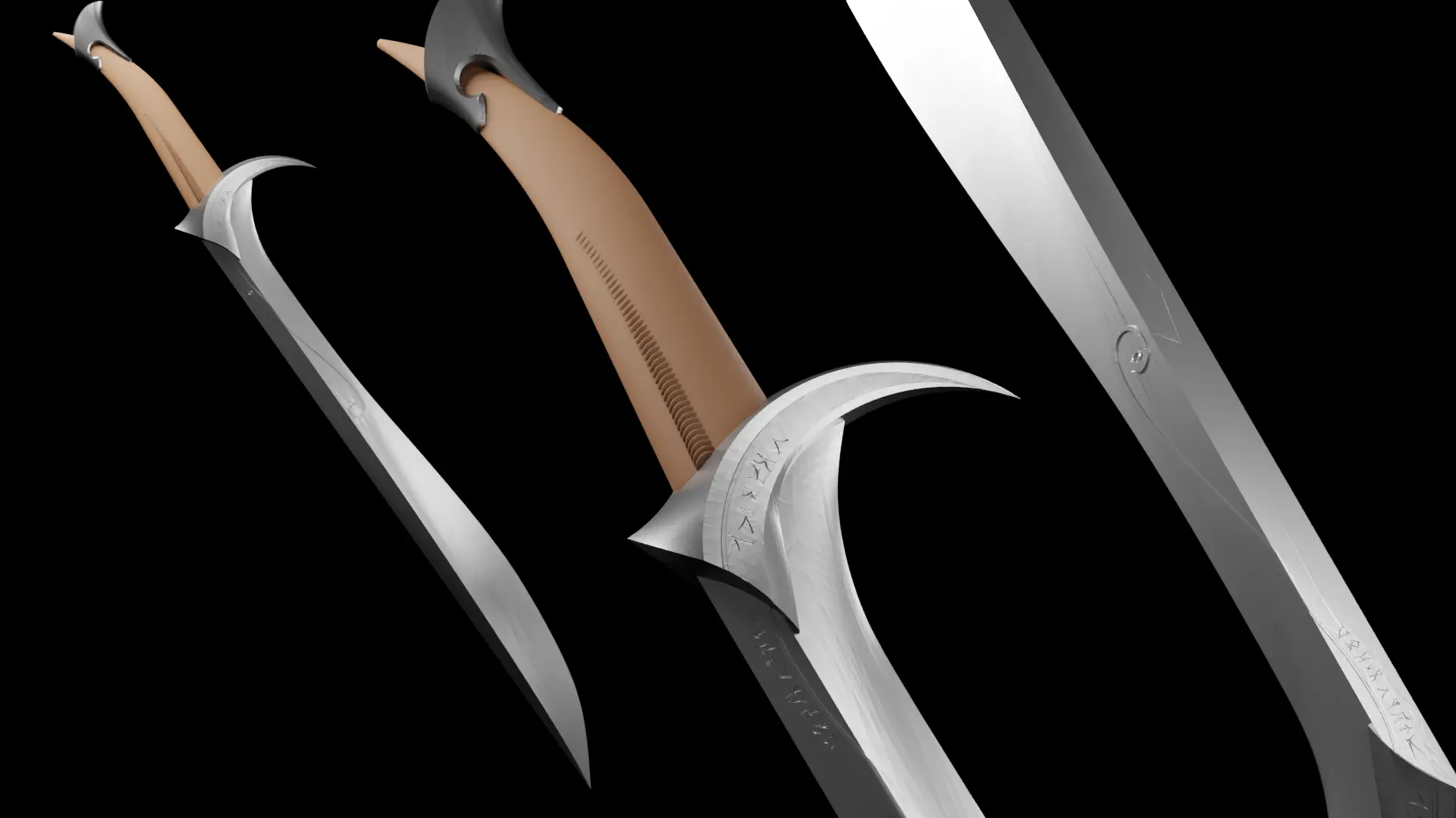 Cosplay STL Download - Orcrist Blade - Lord of the Rings - REAL SIZE ...