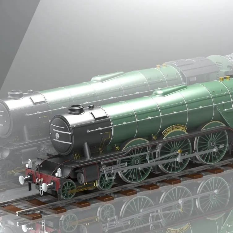 Construction Toys STL Download - Flying Scotsman 4472by Stanislav Blêskin