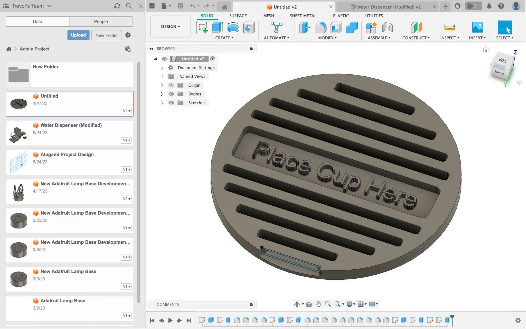 Free Tools & Spare Parts STL Download - Water coverby user7884563614