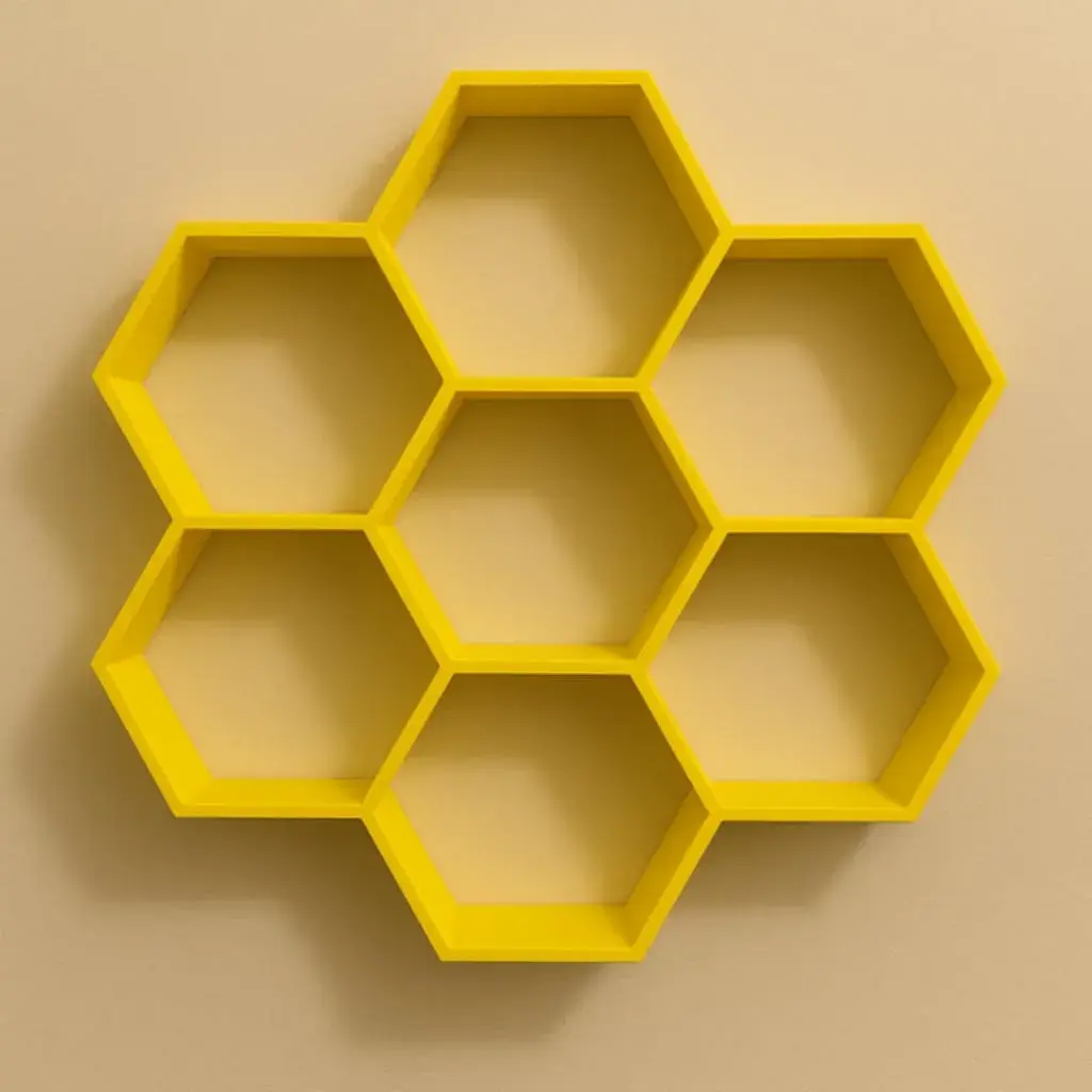 3D Printer Files | 3MF File | Honeycomb Bee Hive Shelf/Display for ...