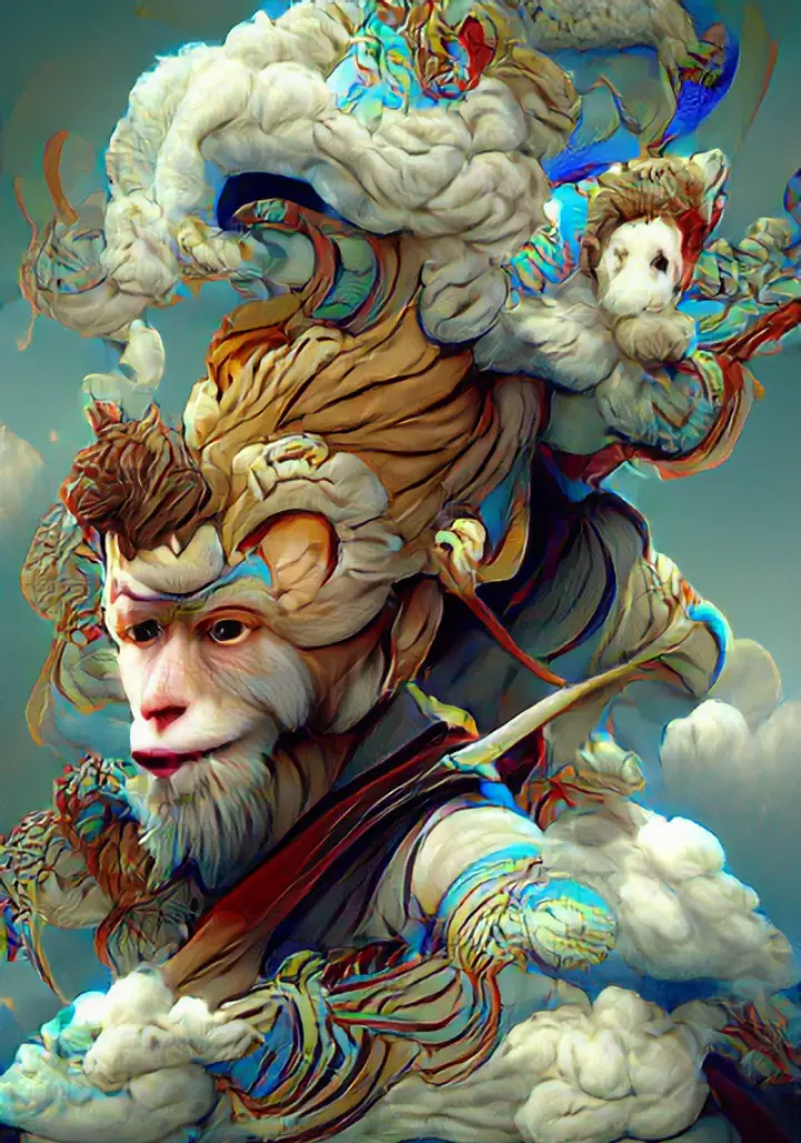 gratuita Characters & Creatures STL Descarga - The monkey king - Rp_Ranger