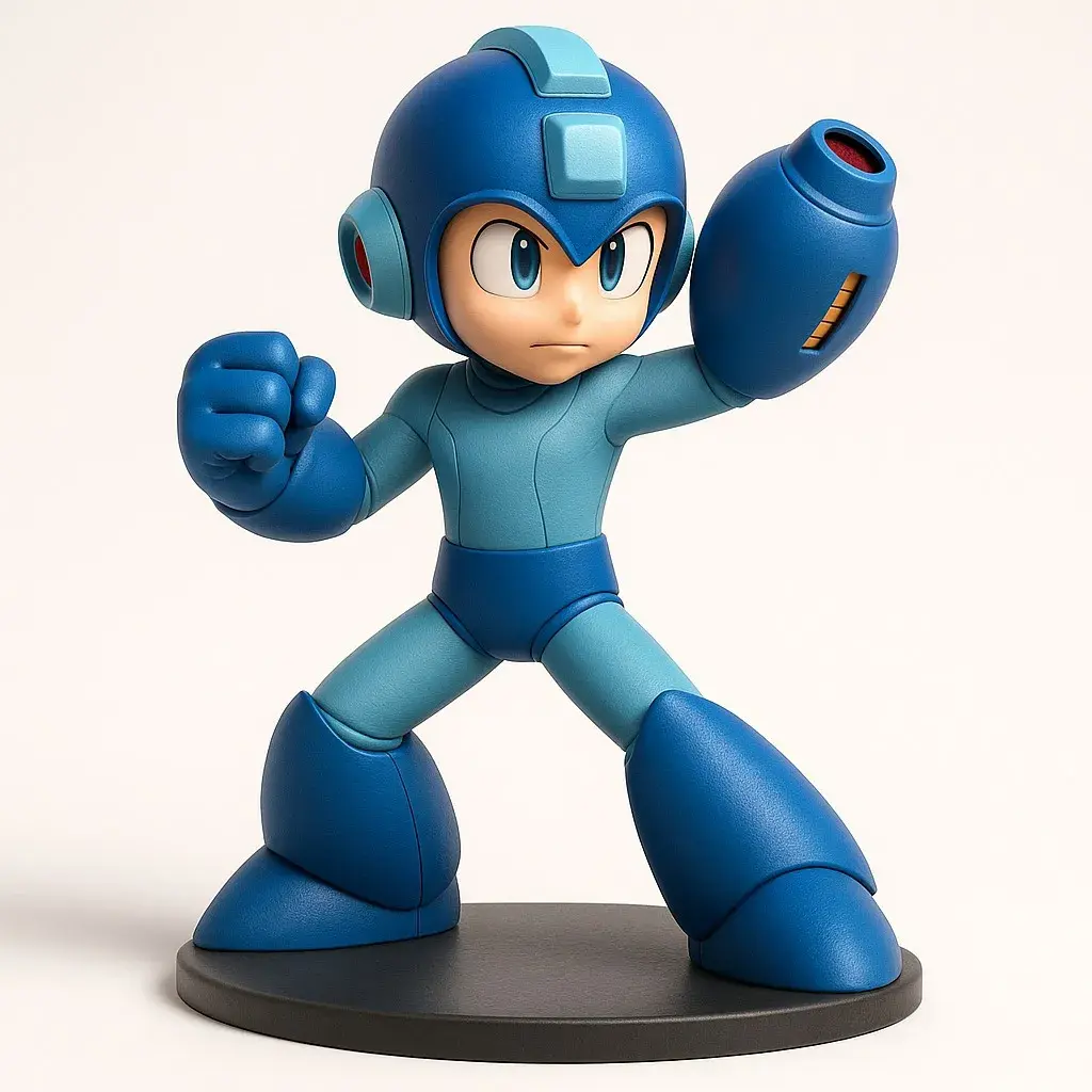 Characters & Creatures STL Download - Mega Man Heroby 3D_Printers