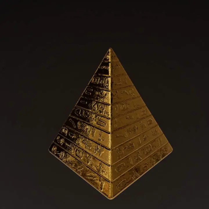 3D Printer Files | 3MF File | MINIATURE EGYPTIAN PIRAMID | Creality Cloud
