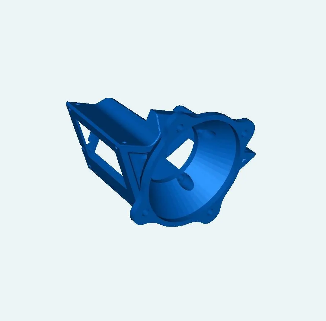 3D Printer Parts STL Download - MK8 50mm fan modby Dejdzo