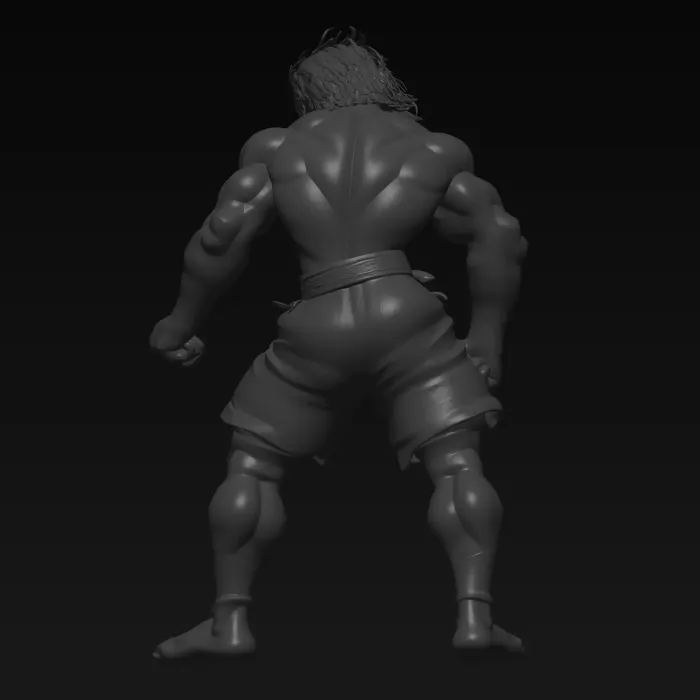 Characters & Creatures STL Download - baki hanma modelby birkan