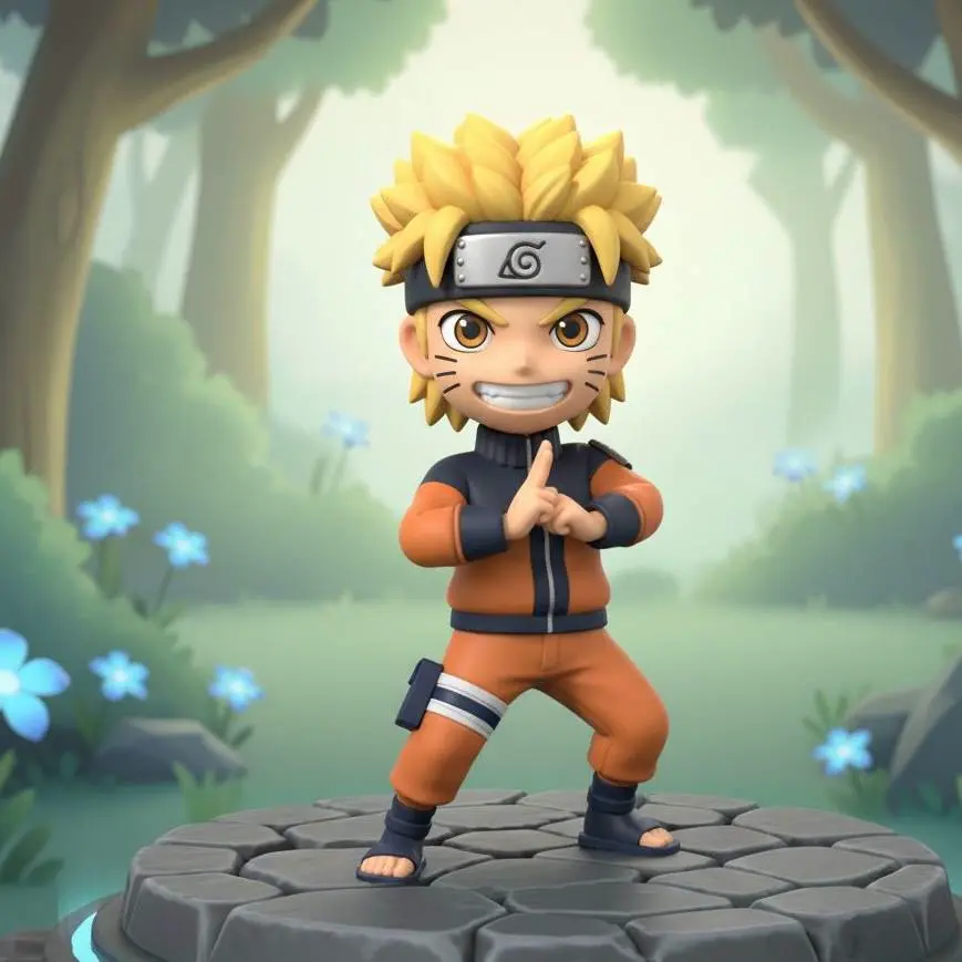 3D Printer Files | 3MF File | figura animada de naruto | Creality Cloud