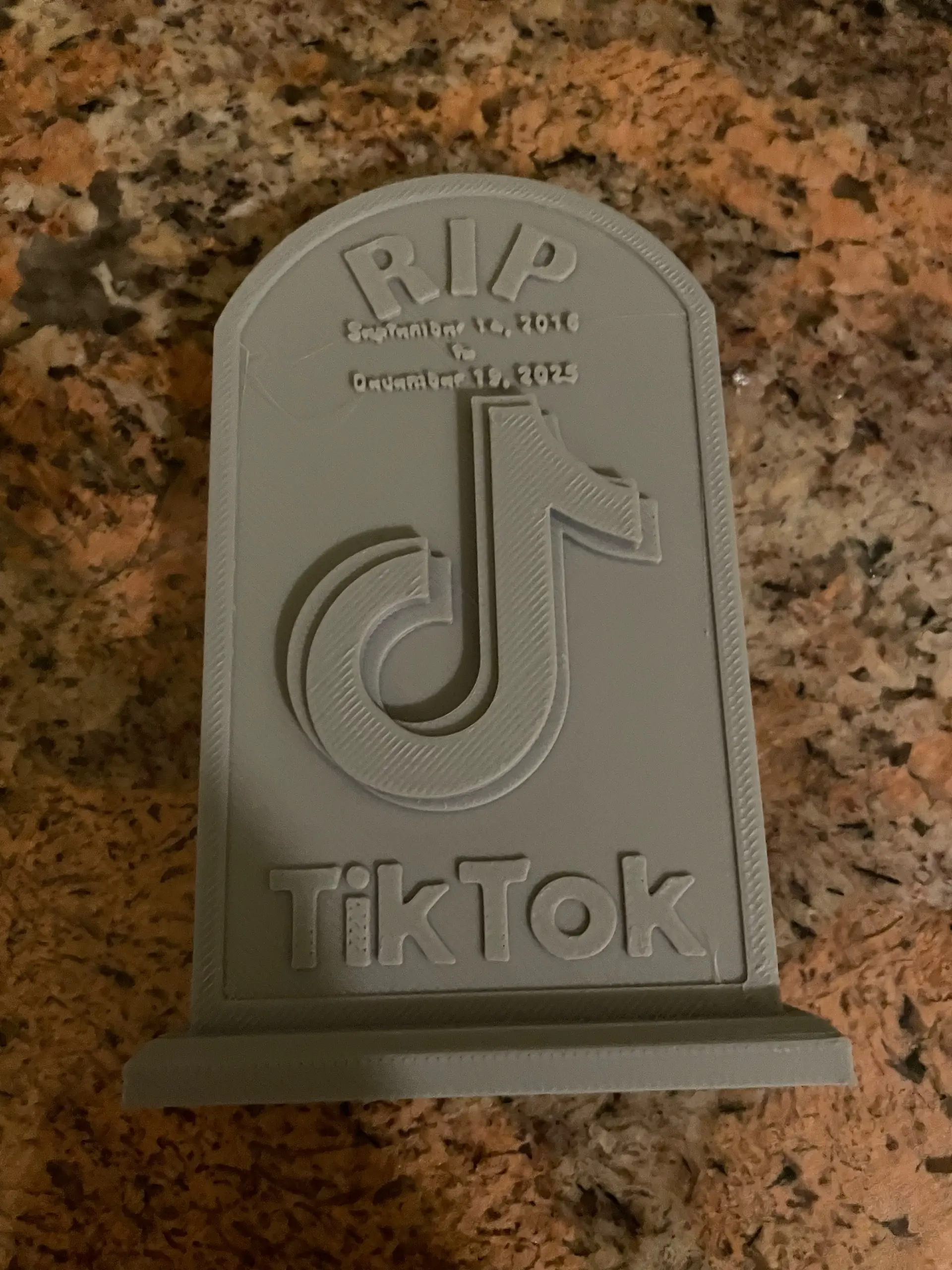 3D Printer Files | 3MF File | TikTok Gravestone | Creality Cloud