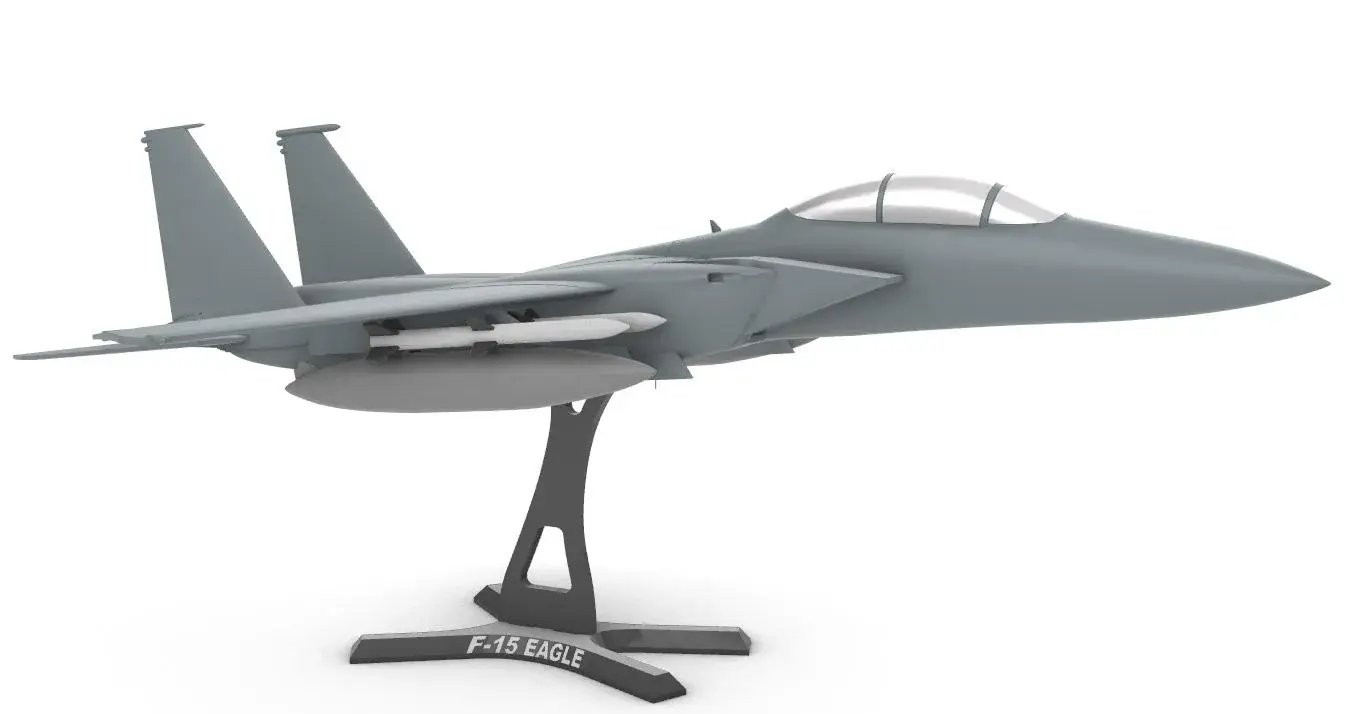 Vehicles & Machinery STL Download - F-15 Eagle 1:44by 3D Araujo
